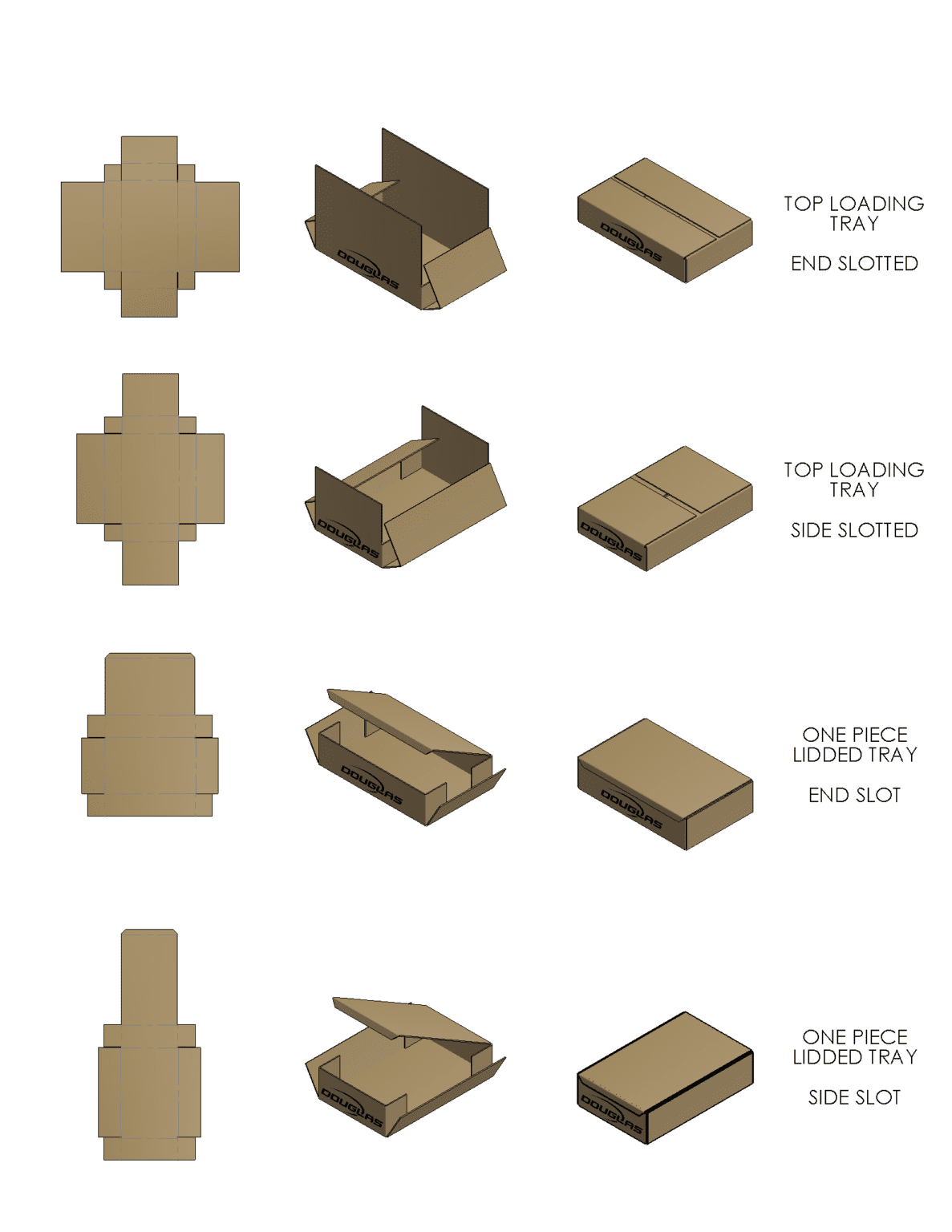 Images of Common Case Styles | Douglas Machine Inc.